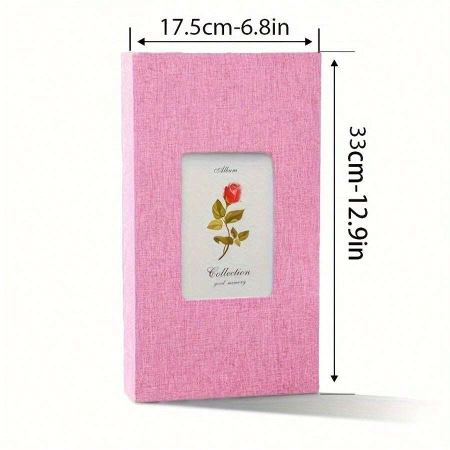 Album fotografico con copertina in tessuto di lino, 300 tasche per ...