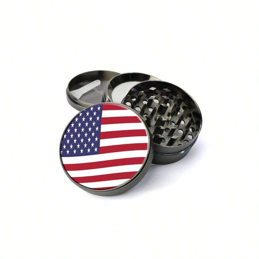 Expression Tees American Flag Large 5 Piece And Grinder With Extra Fine ...
