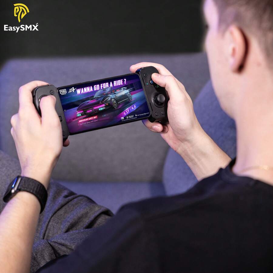 EasySMX EasySMX M10 Mobile Gaming Controller For Android Mobile Phone, Compatible With Iphone 15 ...