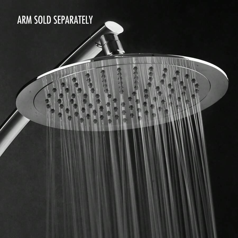 Razor 9 Inch Chrome Rainfall Shower Head Round Spa Experience Model ...