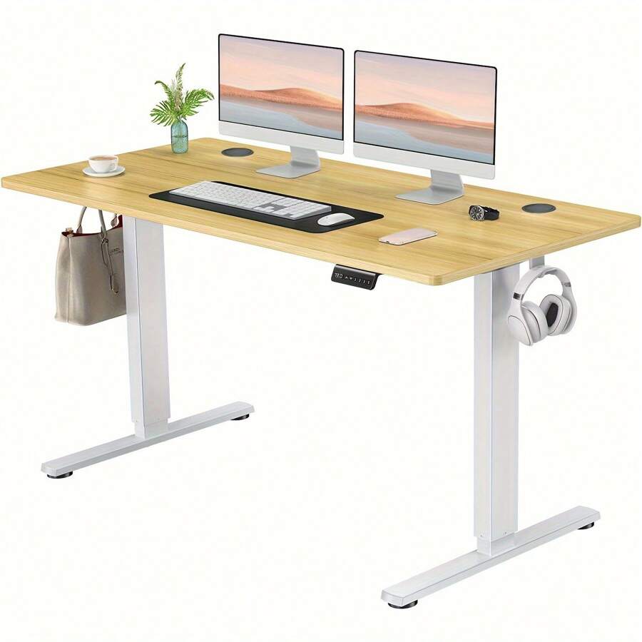 63x24 Inches Electric Standing Desk, Ergonomic Rising Desks Adjustable ...