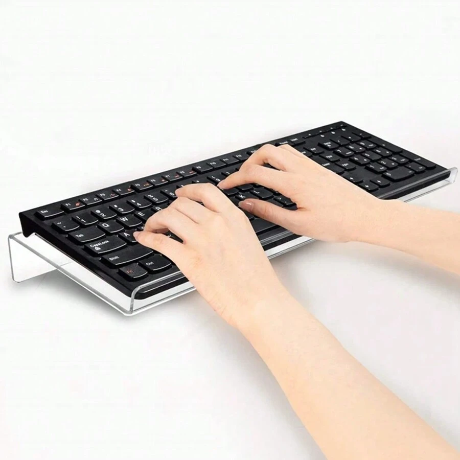 1 Pc Popular Acrylic Computer Keyboard Bracket Anti-Slip Display Stand ...