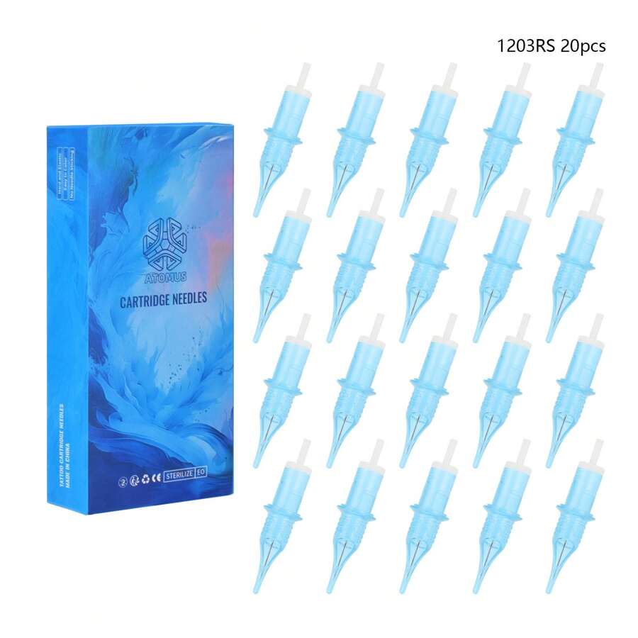 Tattoo Cartridge Needles 3RS 5RS 7RS 9RS 5M1 7M1 20pcs 0.35mm ...