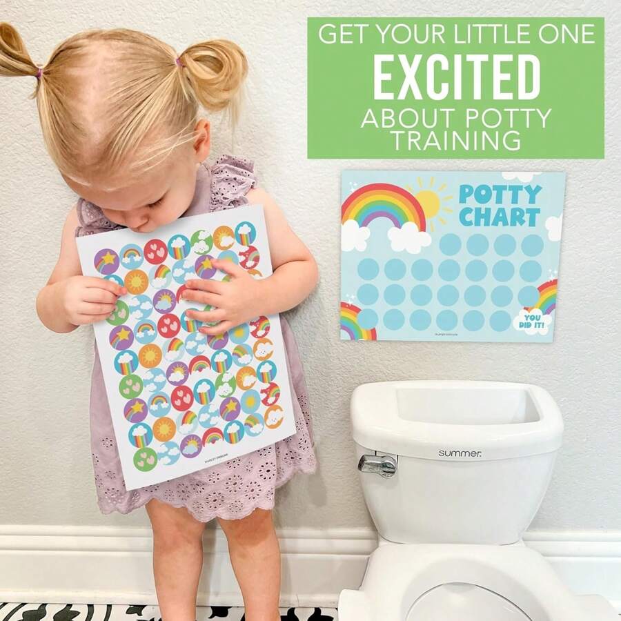 Rainbow Potty Training Chart | Sticker Charts | Early Education | SHEIN USA