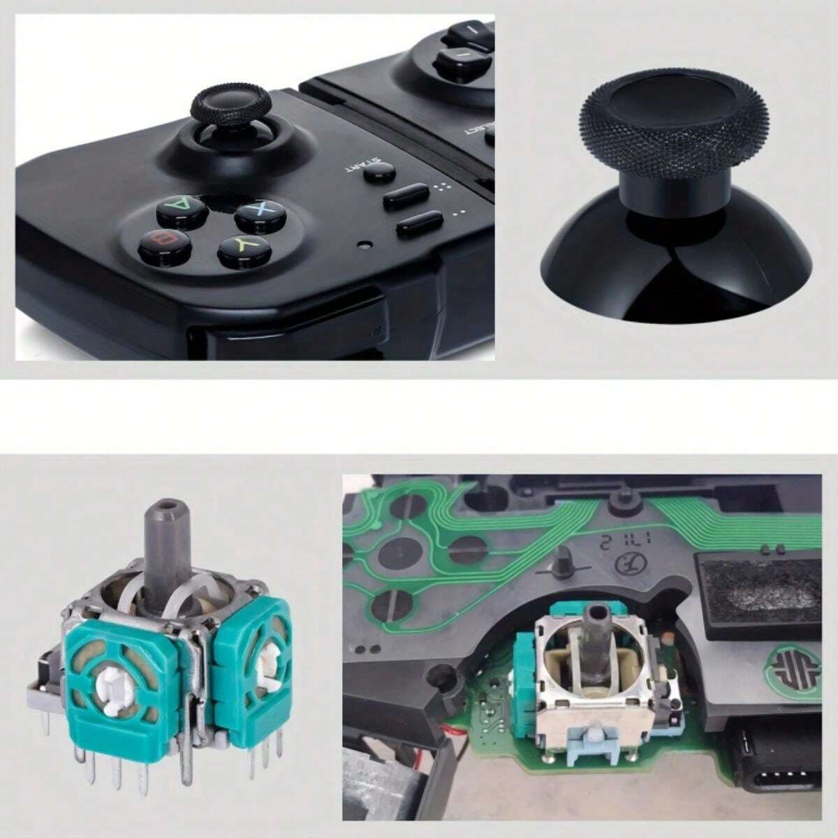 Repair Kit For One Controller(4pcs 3D Analog Sensor Module & ThumbStick ...