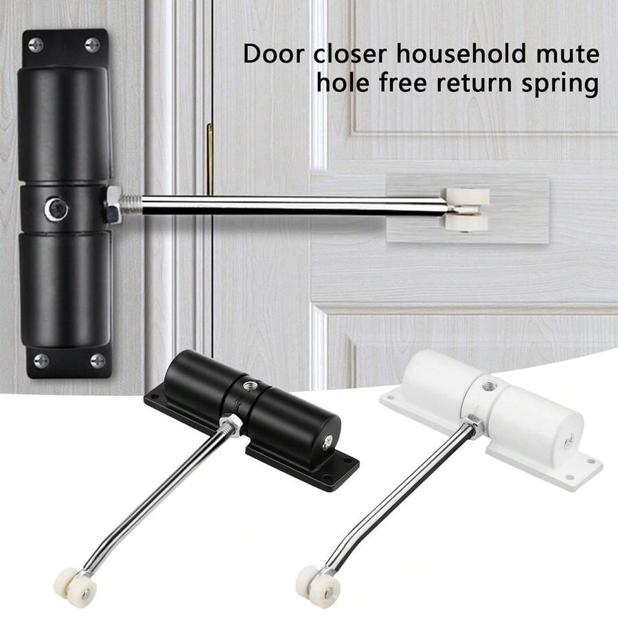 Hydraulic Door Closer - Spring Loaded, Adjustable, For Residential ...