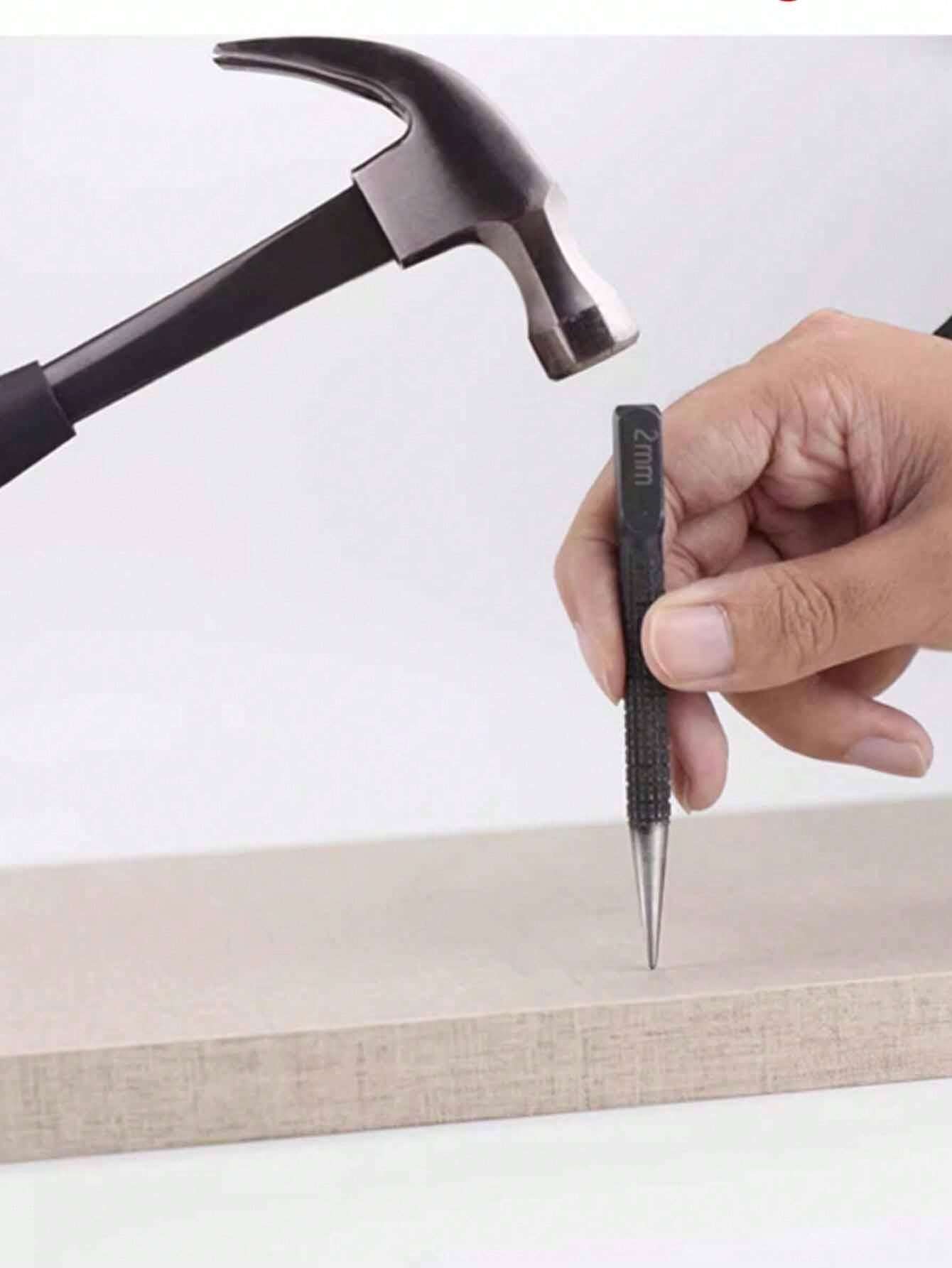 Manual Center Punch Marker Drill Locator Hardened Steel Awl Scriber ...