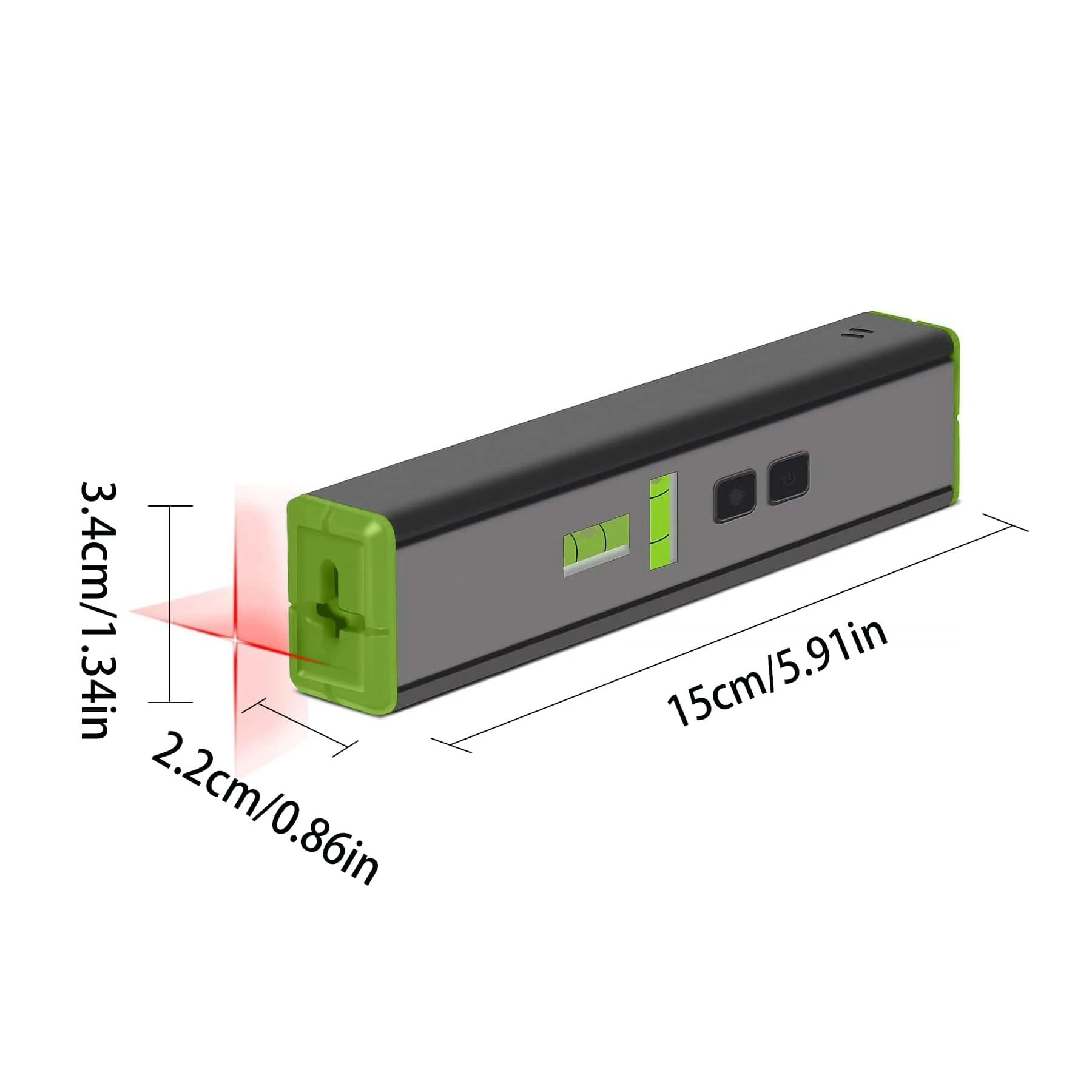 Portable Laser Level With Magnetic -Multipurpose 15Ft Cross Leveling ...