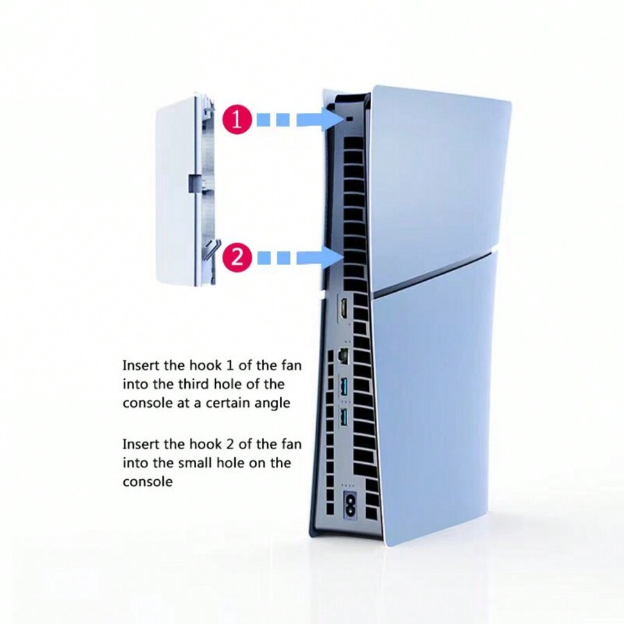 Universal Cooling Fan For PS5 Slim Console, Plug And Play, Silent ...