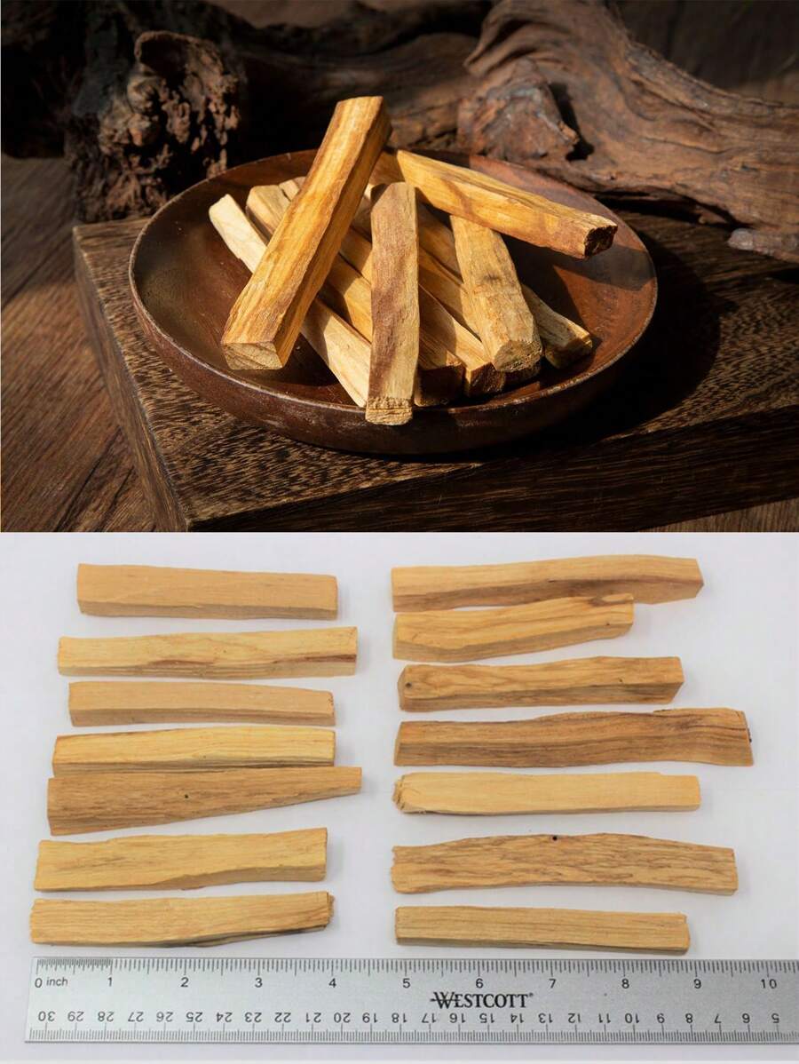 5pcs Peru Palo Santo High Oil Scented Wood Sticks, Long Lasting Aroma ...