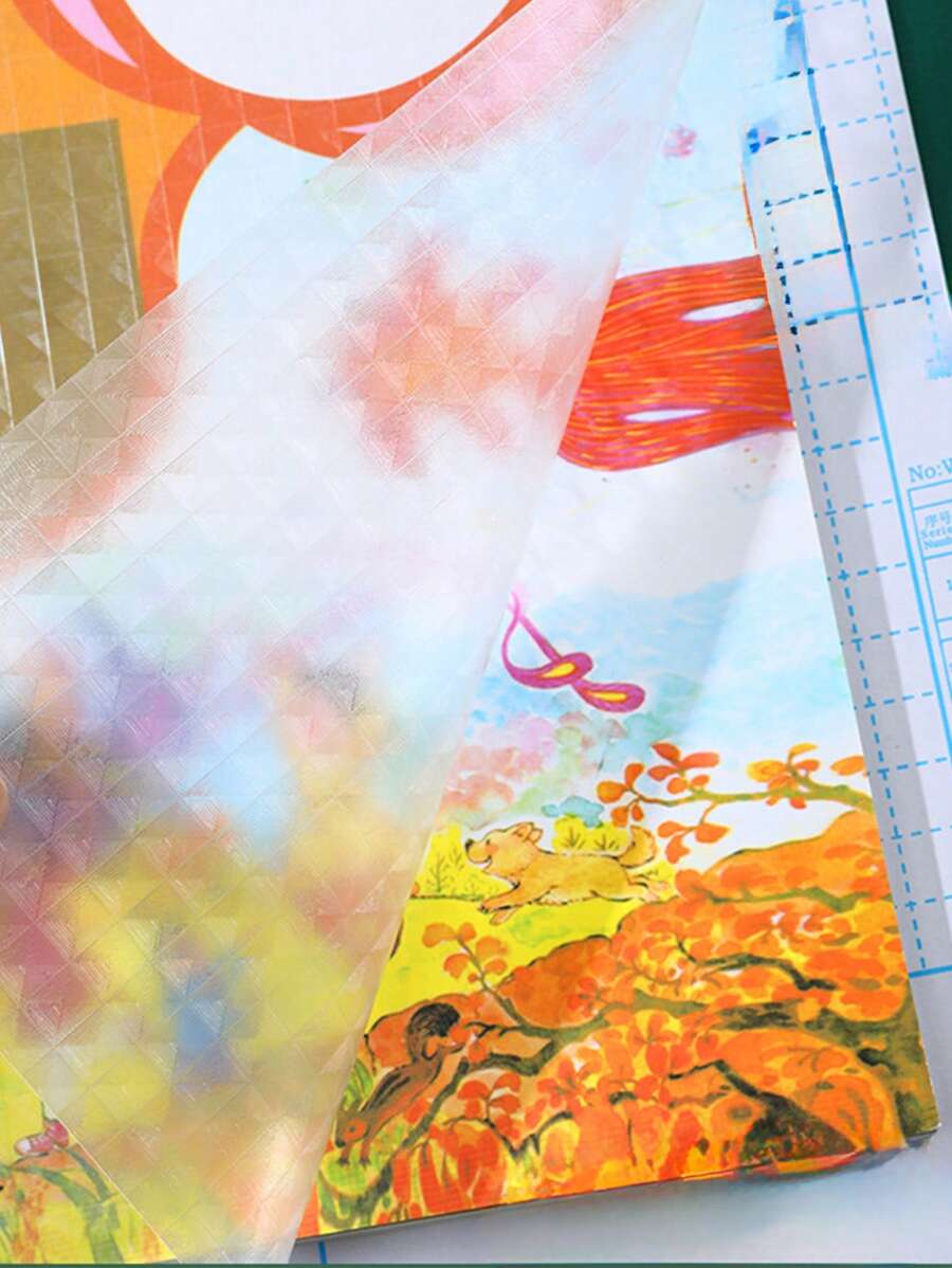 10 Practical Self-Adhesive Transparent Frosted Book Leather Paper For ...