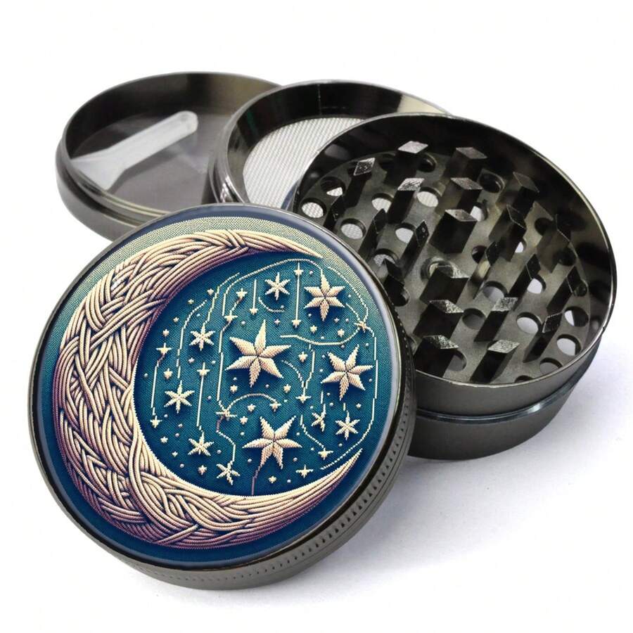 Crescent Moon And Star Grinder, Moon Grinder, Christmas Grinder, Magic ...