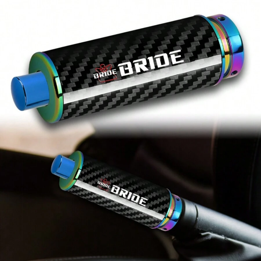 Universal Fitment JDM BRIDE Carbon Fiber Aluminum Car Handle Hand Brake ...