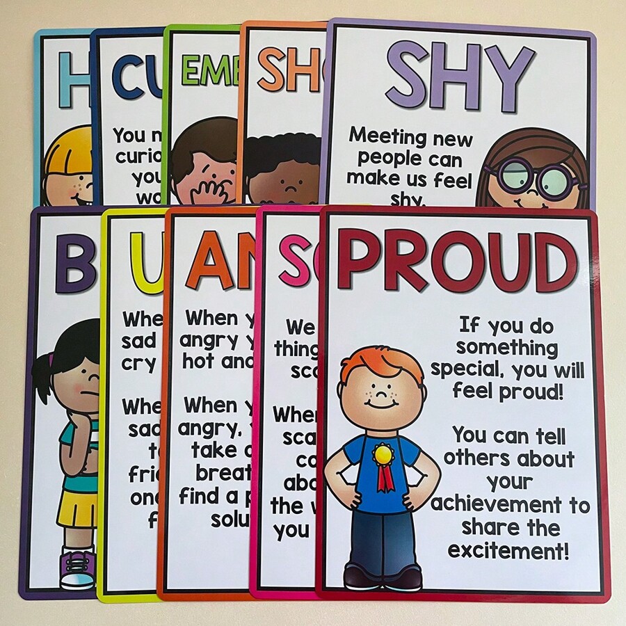 Educational Posters English Classified Words Children's Classroom ...