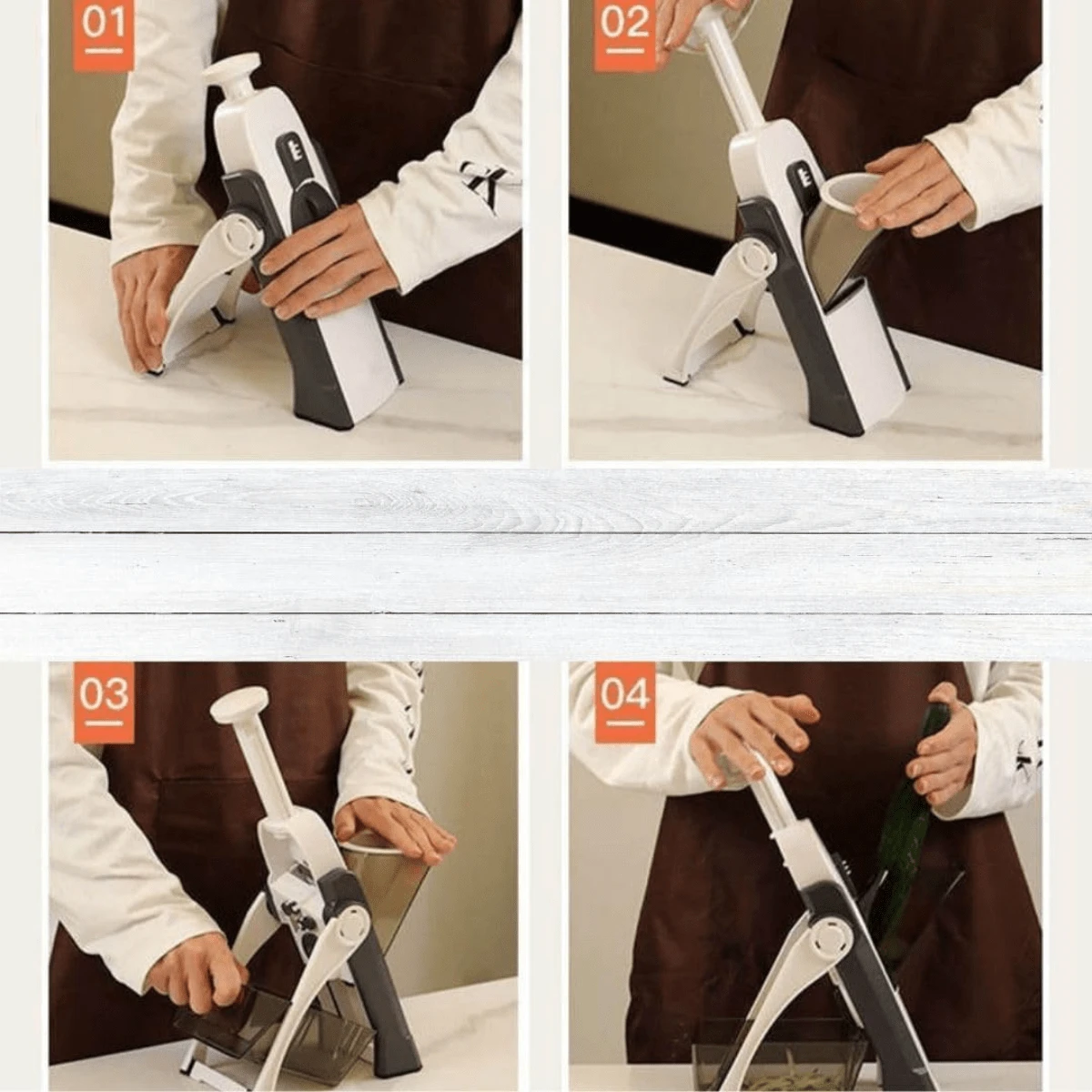Household Food Shredder, Vegetable Cutter Slicer 5 In 1 Vegetable ...