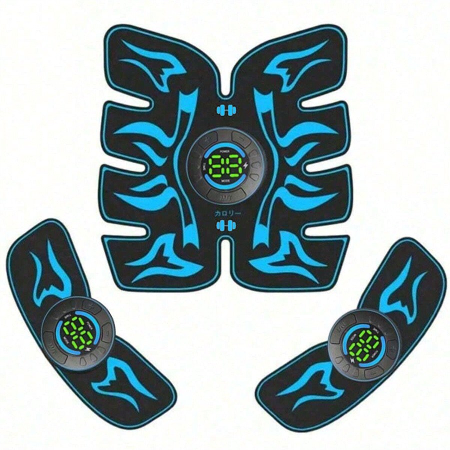 Battery Powered Abdominal Massage Stickers, Muscle Trainer, Body Muscle ...