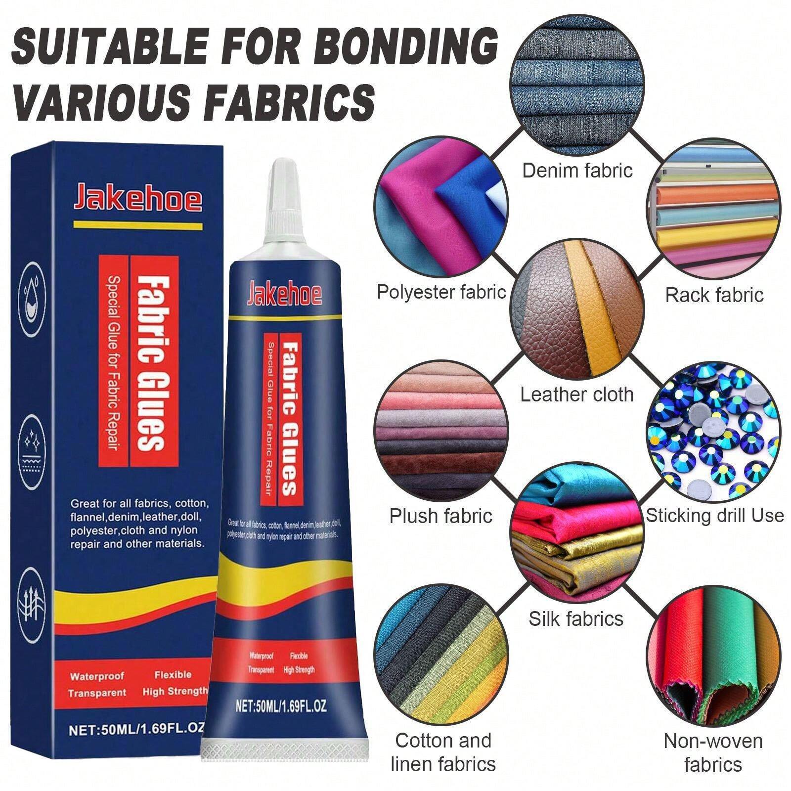 1 Box Of Transparent Fabric Adhesive For Hand-Mending Clothing Fabric ...