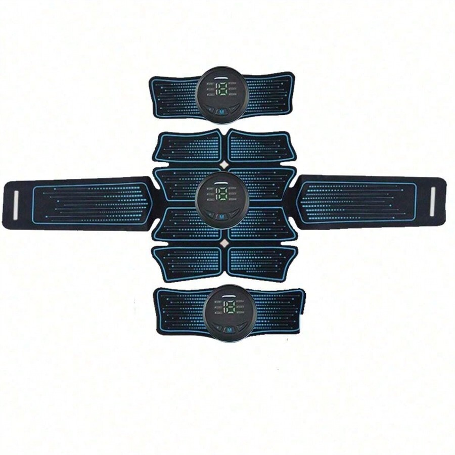 ABS Stimulator, Rechargeable Abdominal Muscles, EMS Electric Stimulator ...