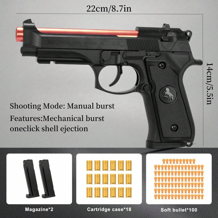 Toy Gun, Realistic Nerf Gun, Fake Gun, Toy Pistol, Pistolas, Soft Bullet Gun, Toy Guns For Boys ...