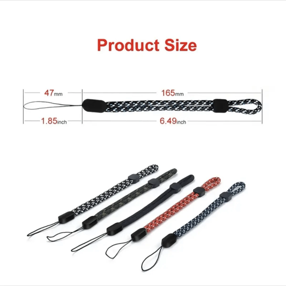 5pcs Adjustable Wrist Straps - Universal Lanyards & Wrist Straps For ...