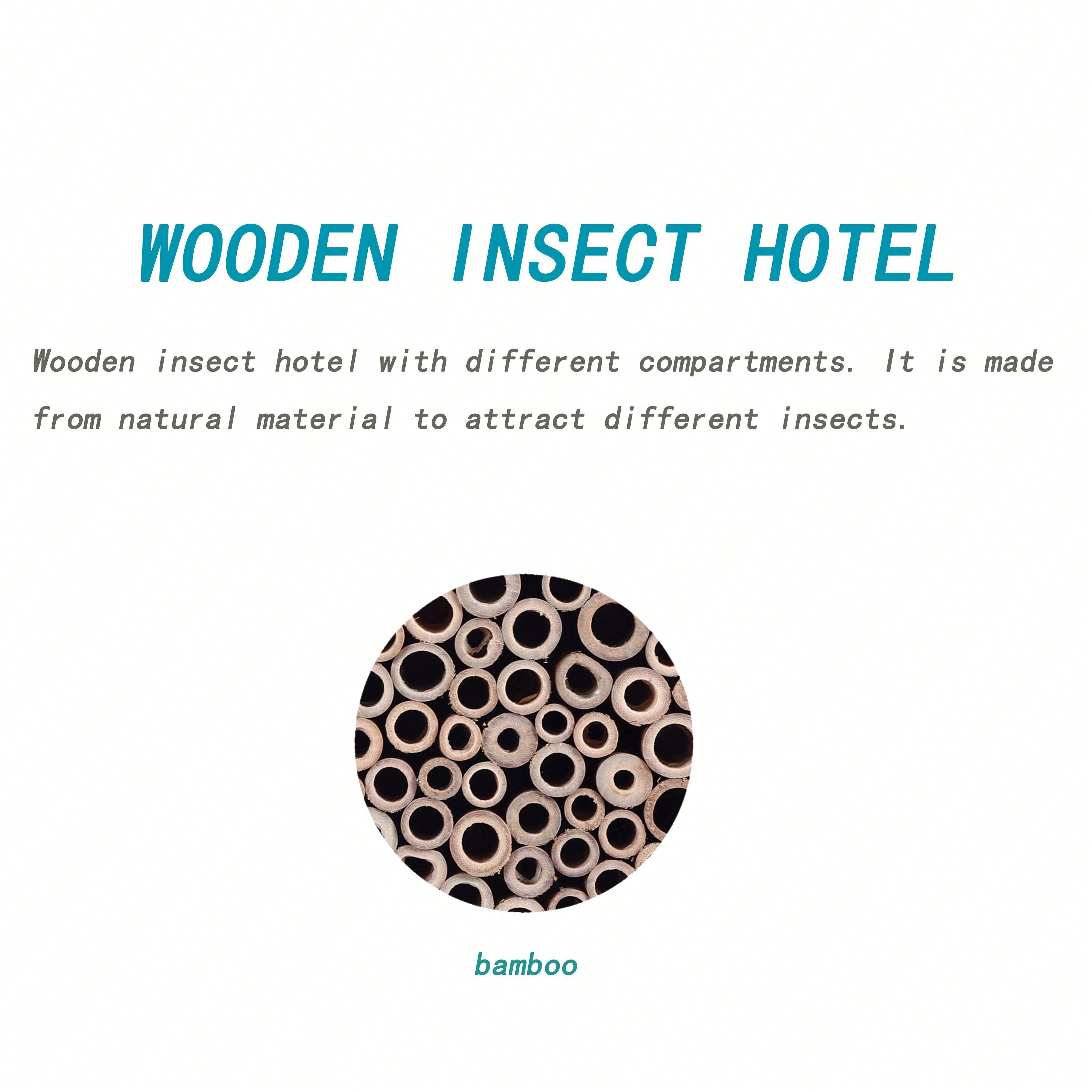 Bee House Native Bee Hive Hexagon Bee House Insect Hotel Natural ...