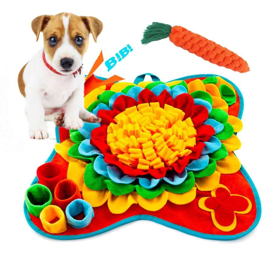 Dog Training Set, Including Sniffing Mat, Interactive Toys, Chew Carrot ...
