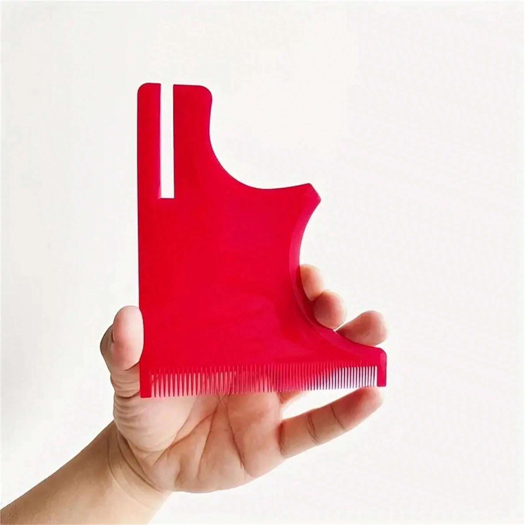 1pc Multi-Curve Hairline Template Stencil - Professional Haircut Tool ...