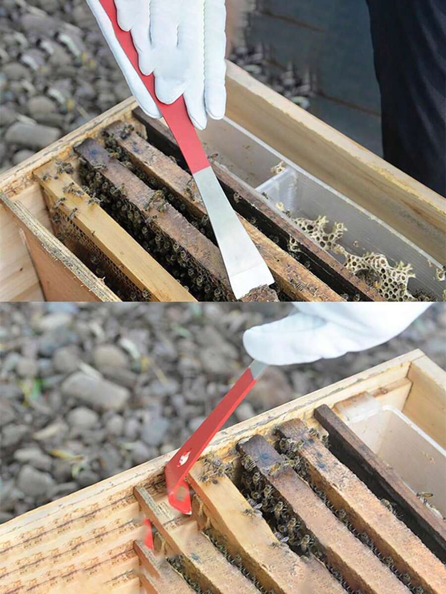 Premium Honey Keeper Stainless Steel Bee Hive Tool Frame Lifter And ...