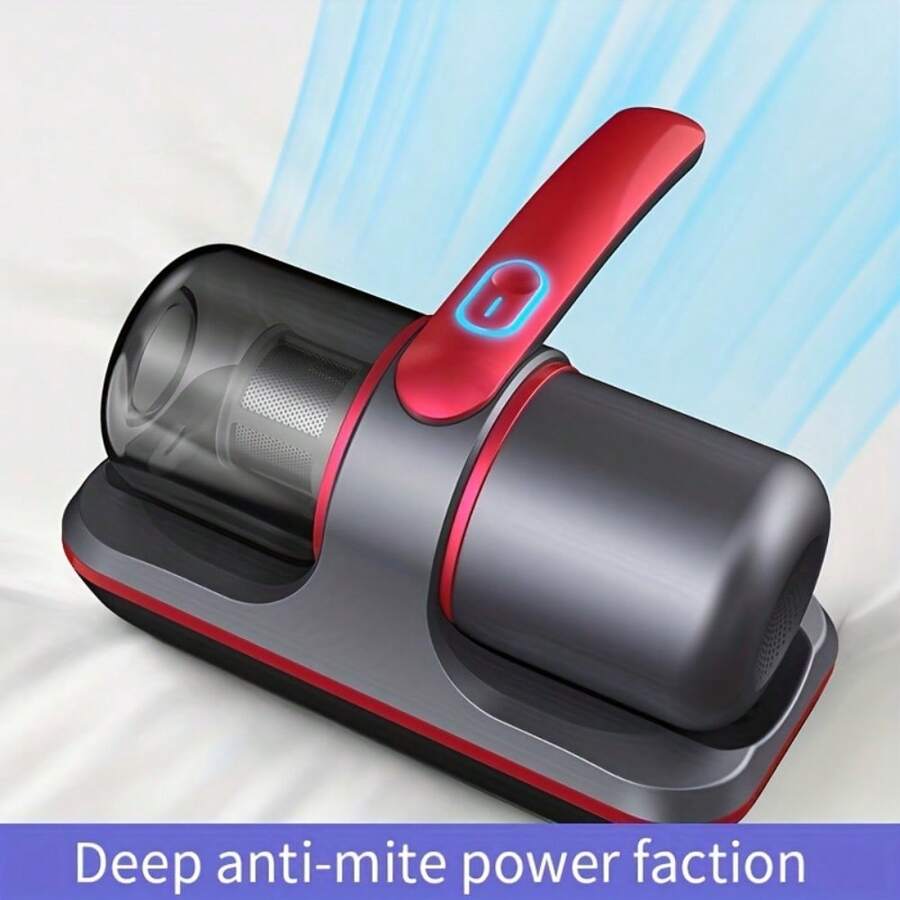 Cordless High Power Dust Mite Remover, Handheld Home Bed Dust Mite UV ...