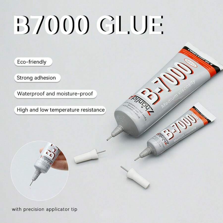 Pegamento B7000 transparente para reparación de teléfonos, adhesivo universal para vidrio ...