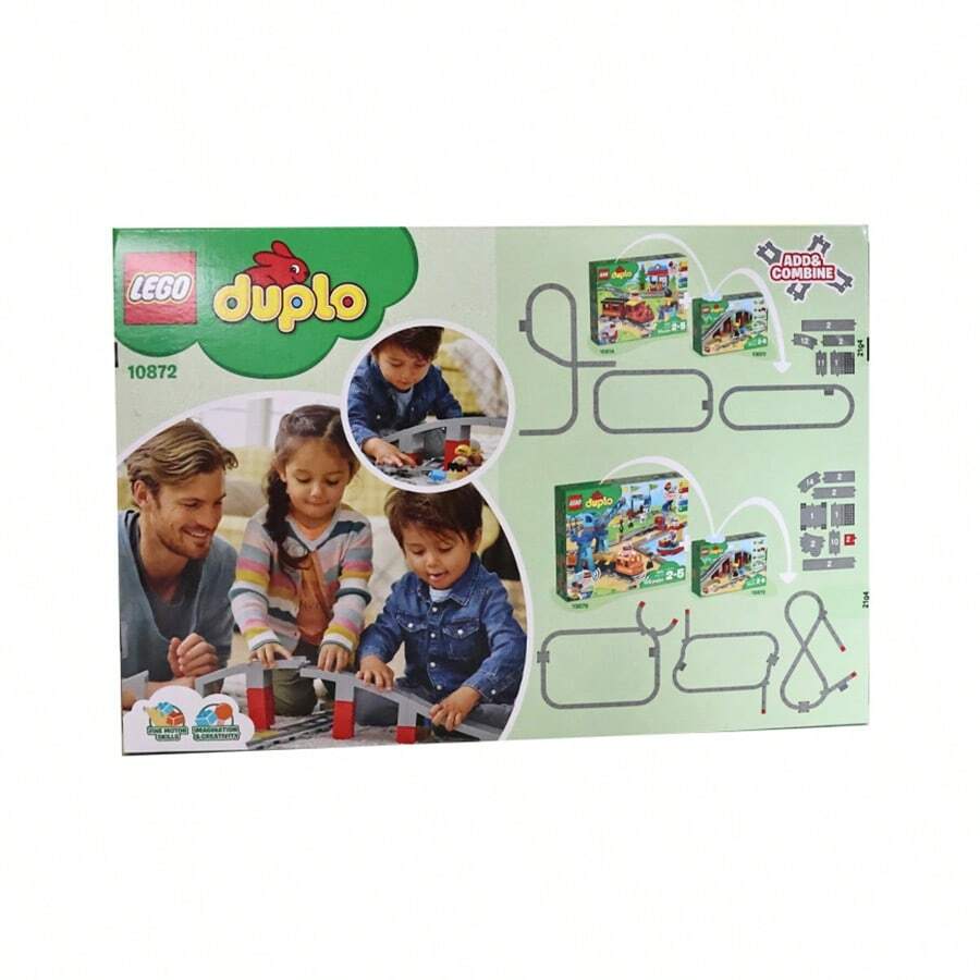 LEGO 10872 Debao Train Bridge And Track Big Particle Baby Puzzle ...