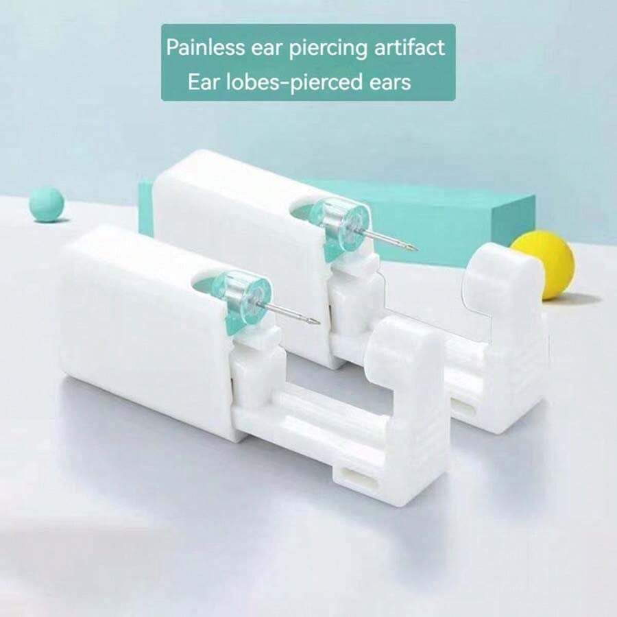 50pcs Disposable Ear Piercing Gun-Safety Earring Piercer Kit-Asepsis ...
