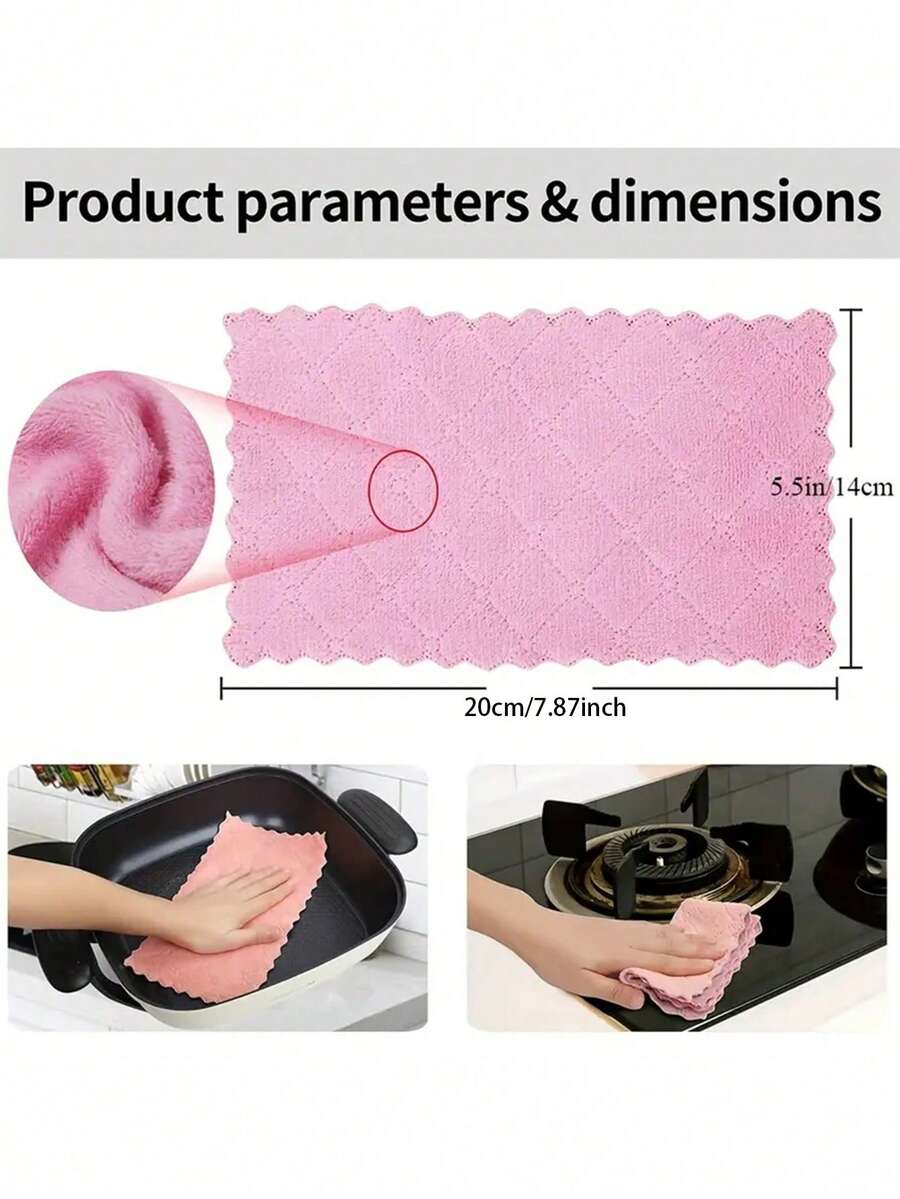 10/20pcs Kitchen Towels And Dishcloths Rag SetSmall Dish Towels For ...