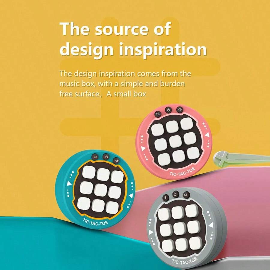 Teens Tabletop Tic Tac Toe Game Set, Electronic Handheld Puzzle Game ...