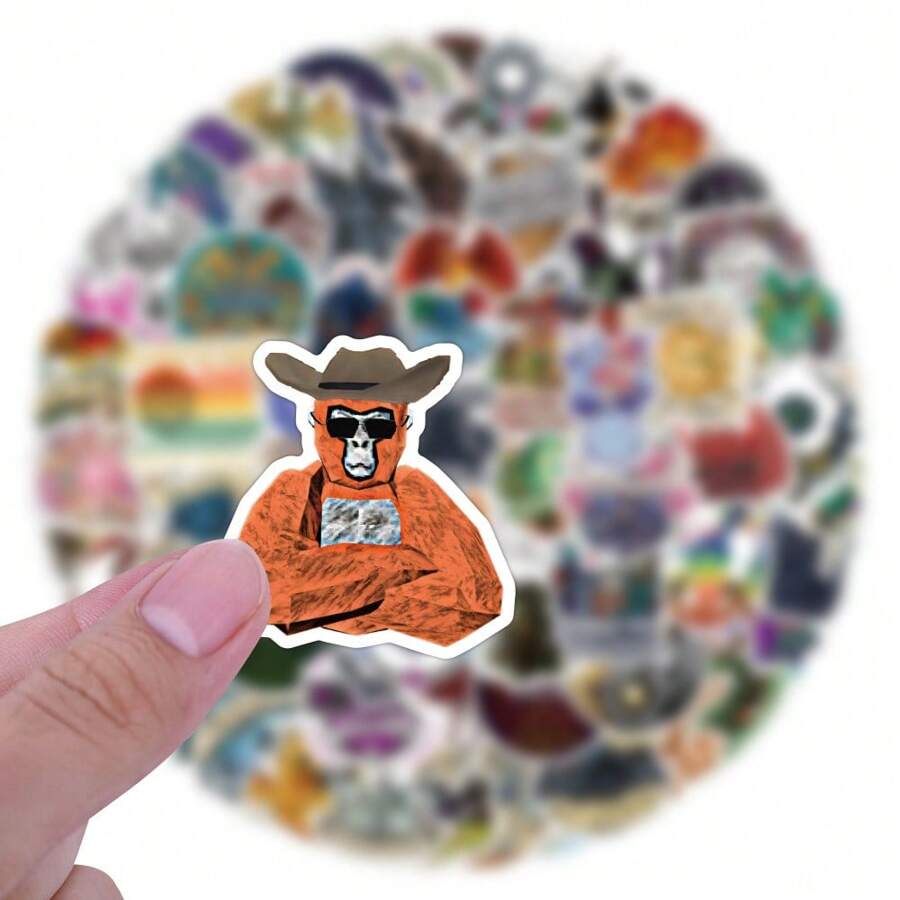 Gorilla Tag Stickers For Kids Cell Phone,Stumble Guys,Dirt Bike ...