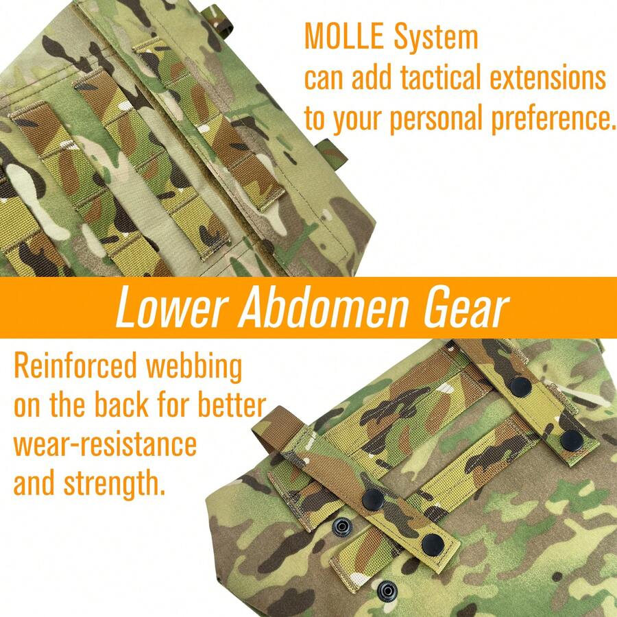 Tactical Crotch Protective Panel - Lower Abdomen Platform Groin ...