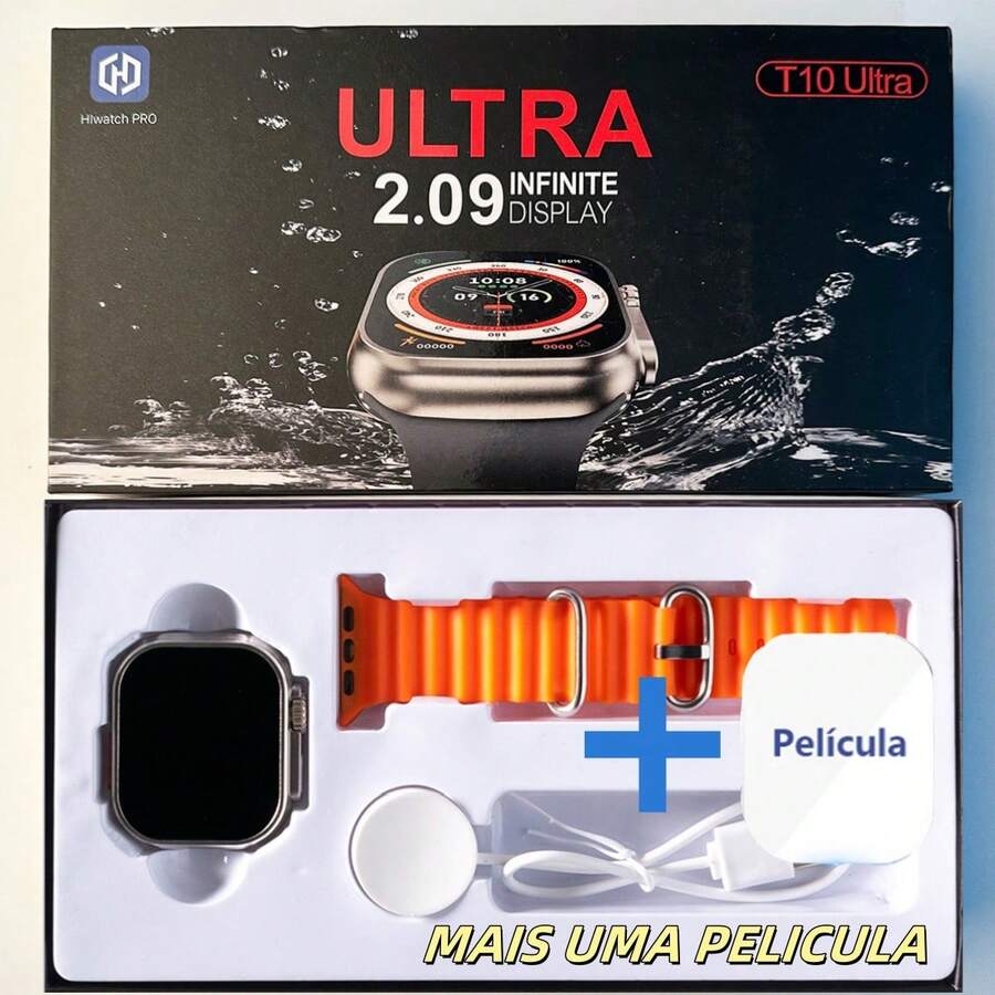 2024 Smartwatch T10 Ultra 2024 New Series 9 SmartWatch 2.09 Inch HD 49mm Bluetooth With ...