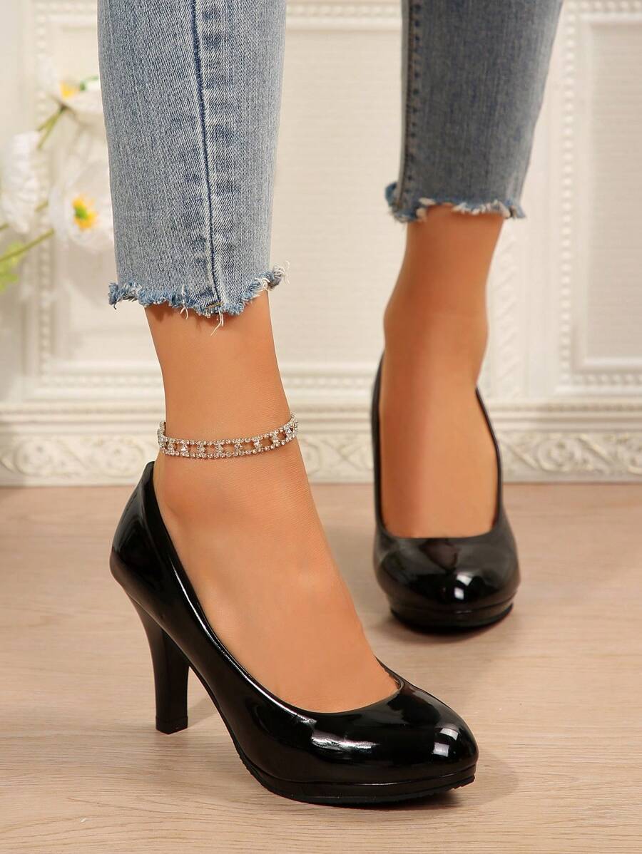 Comfortable Sexy Office Wear Black Lightweight High Heels, Formal Event ...