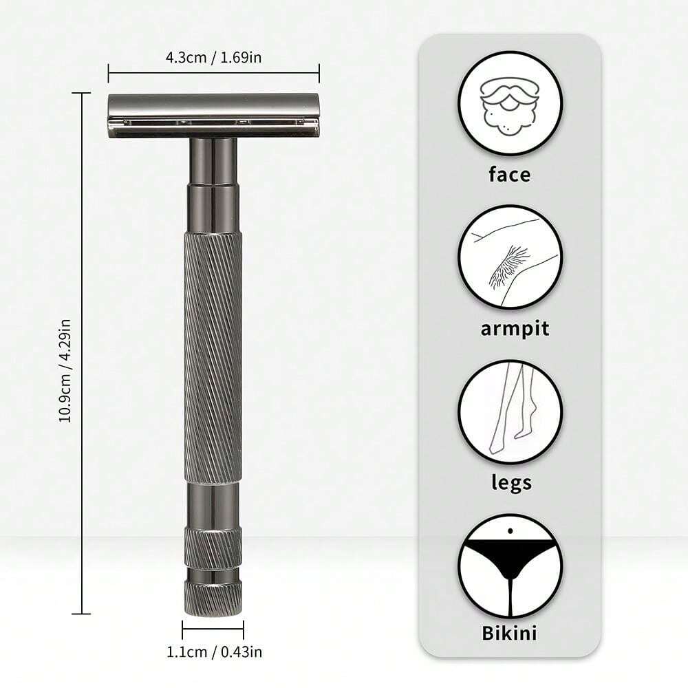 Rasoir de sécurité pour homme, rasoir de rasage vintage avec manche en ...