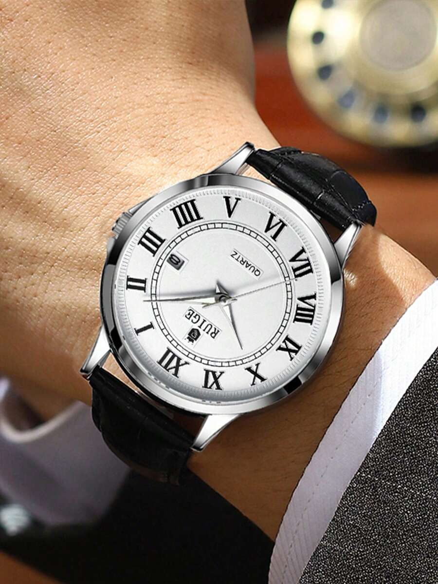 RUIG RUIGE Men's Quartz Watch Luxury Sport Water-Resistant Luminous ...