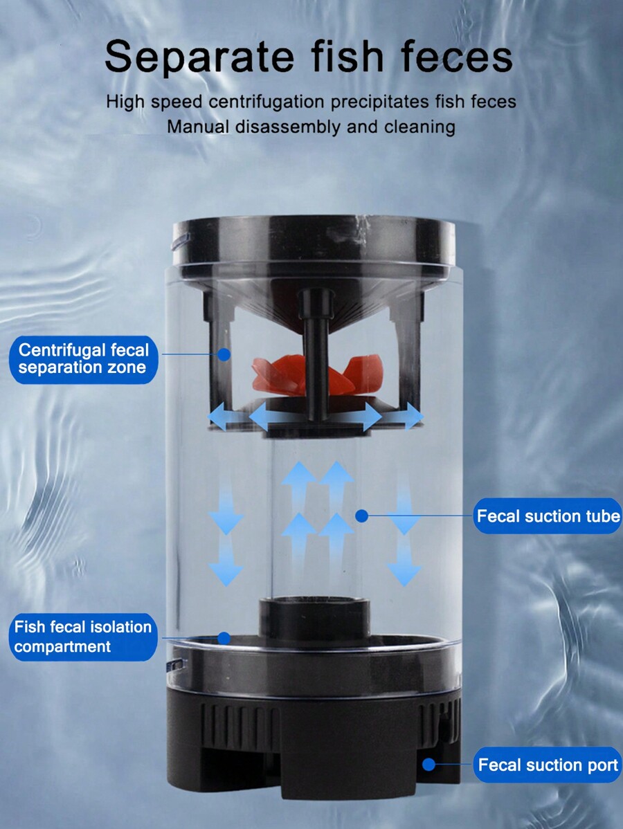 Aquarium Fish Feces Collector Fish Poop Separator Filter Fish Manure ...