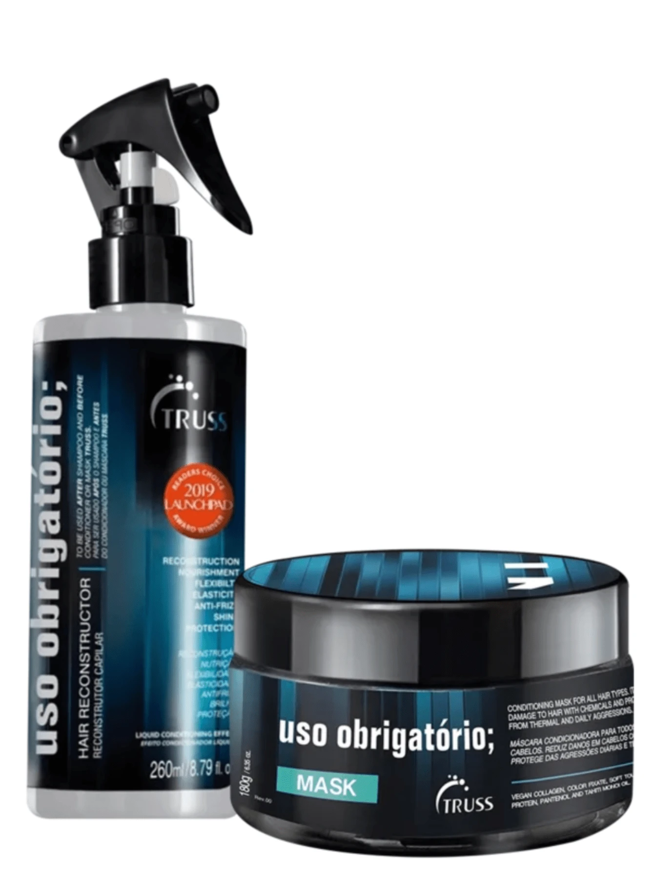 Truss Spray Leave-In Reconstructor Kit And Hair Mask Mandatory Use ...