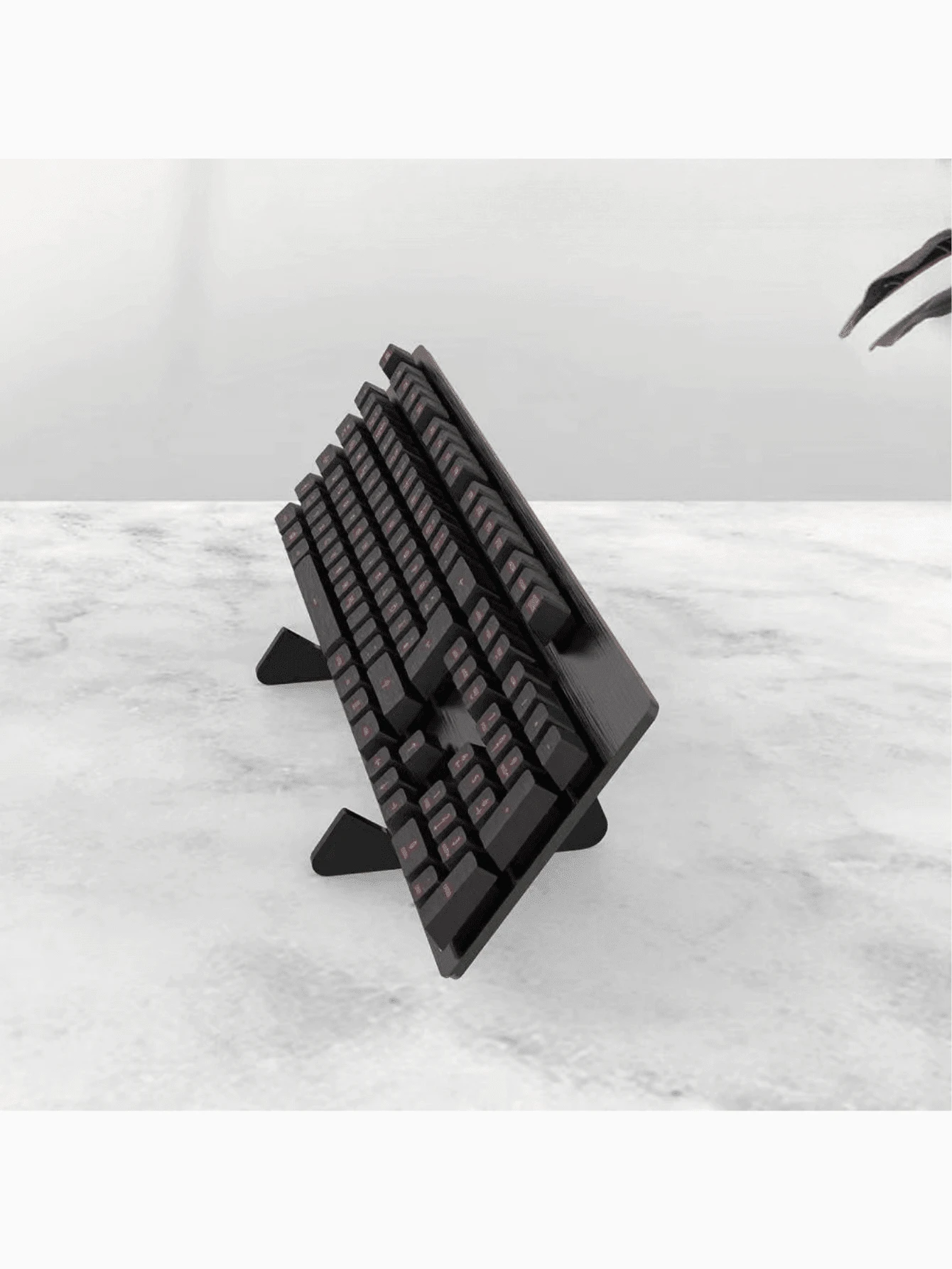 Detachable Black Acrylic Laptop Keyboard Stand, Tablet Holder, Keyboard ...