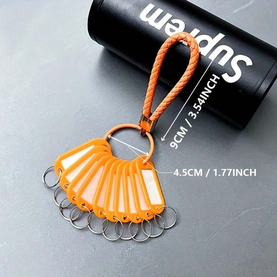 Keyring Key Organizer, Labeled Keychain For House, Rental, Office ...