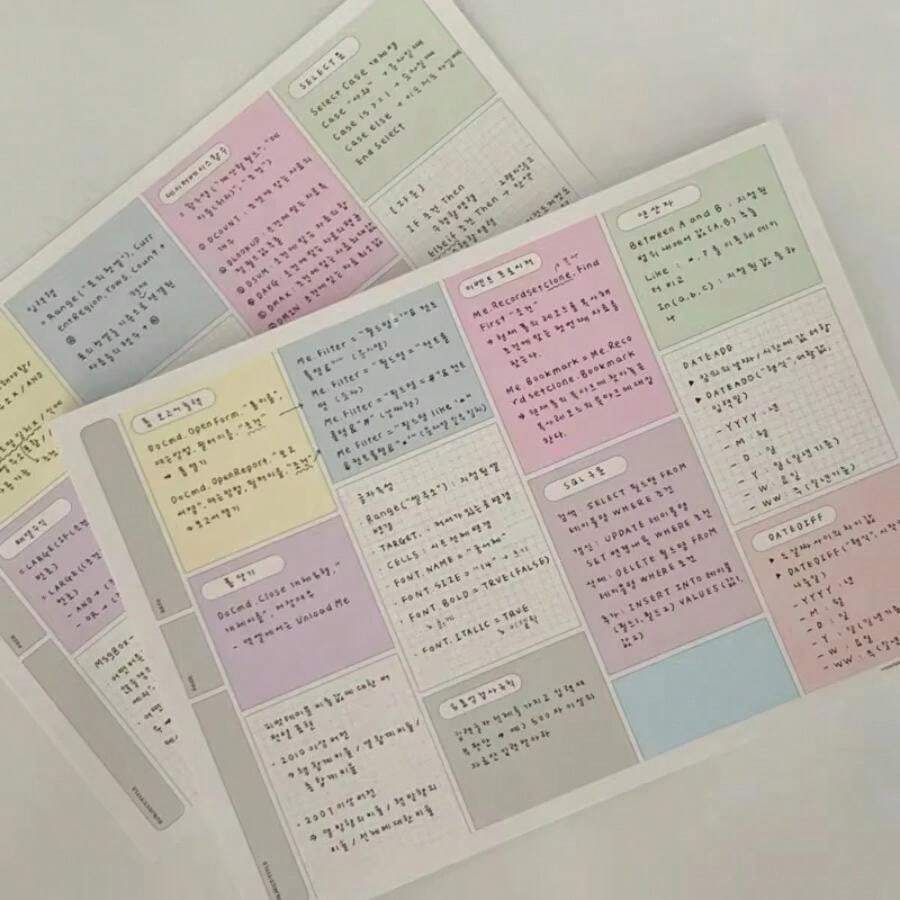 30 feuilles Bloc-notes mémo coloré B5 Cahiers multifonctions 2024 Bloc ...