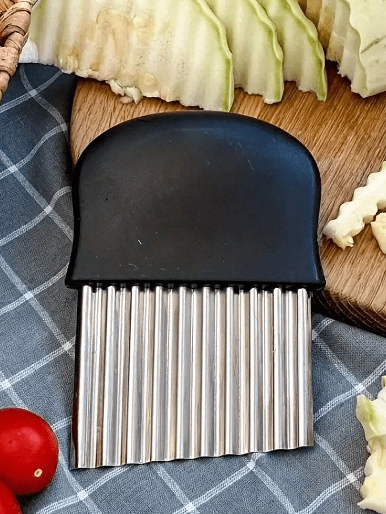 Upgrade Your Outdoor Picnic With This Stainless Steel Potato Wavy ...