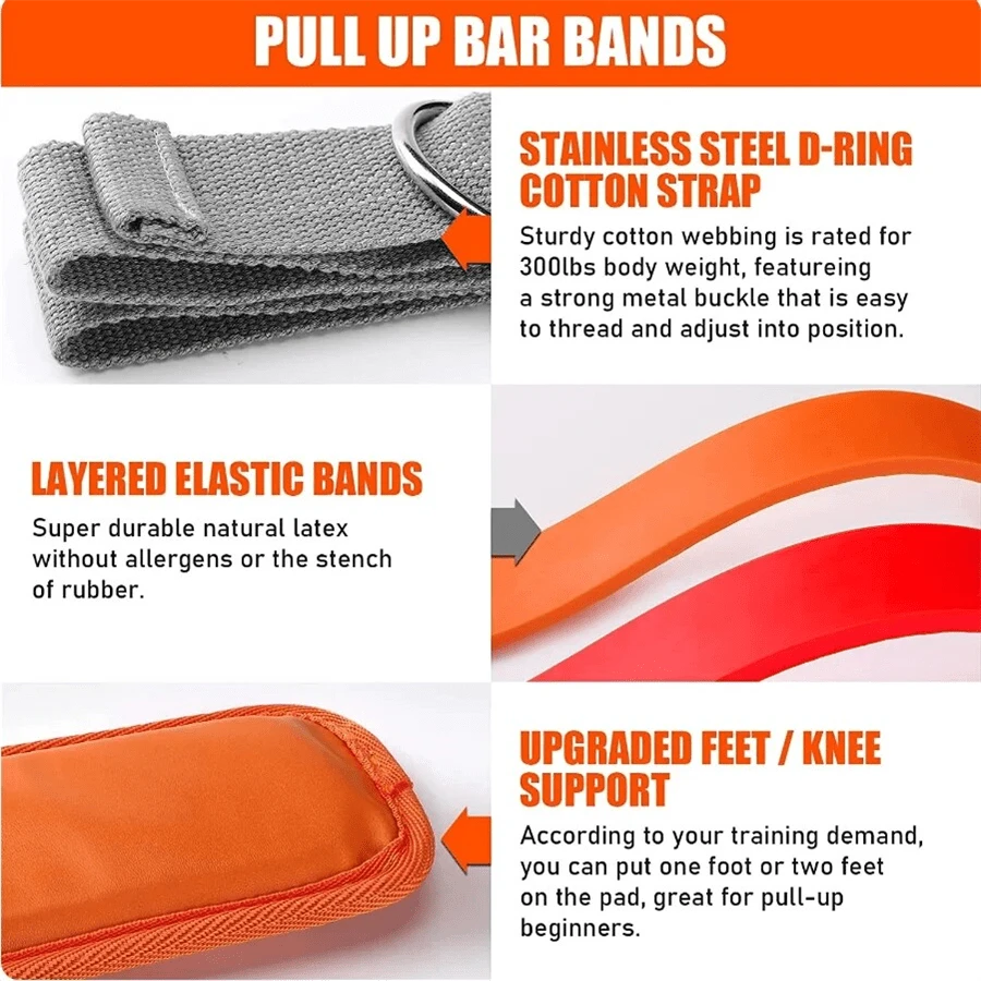 Pull-Up Assist Belt With Adjustable Training Aid For Resistance Bands ...