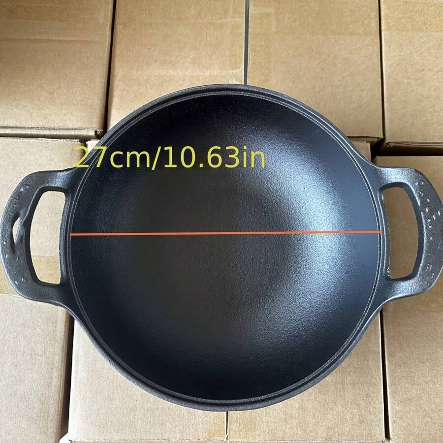 Multi-Functional Uncoated Cast Iron Ingot Pot, New Home Healthy Seafood ...