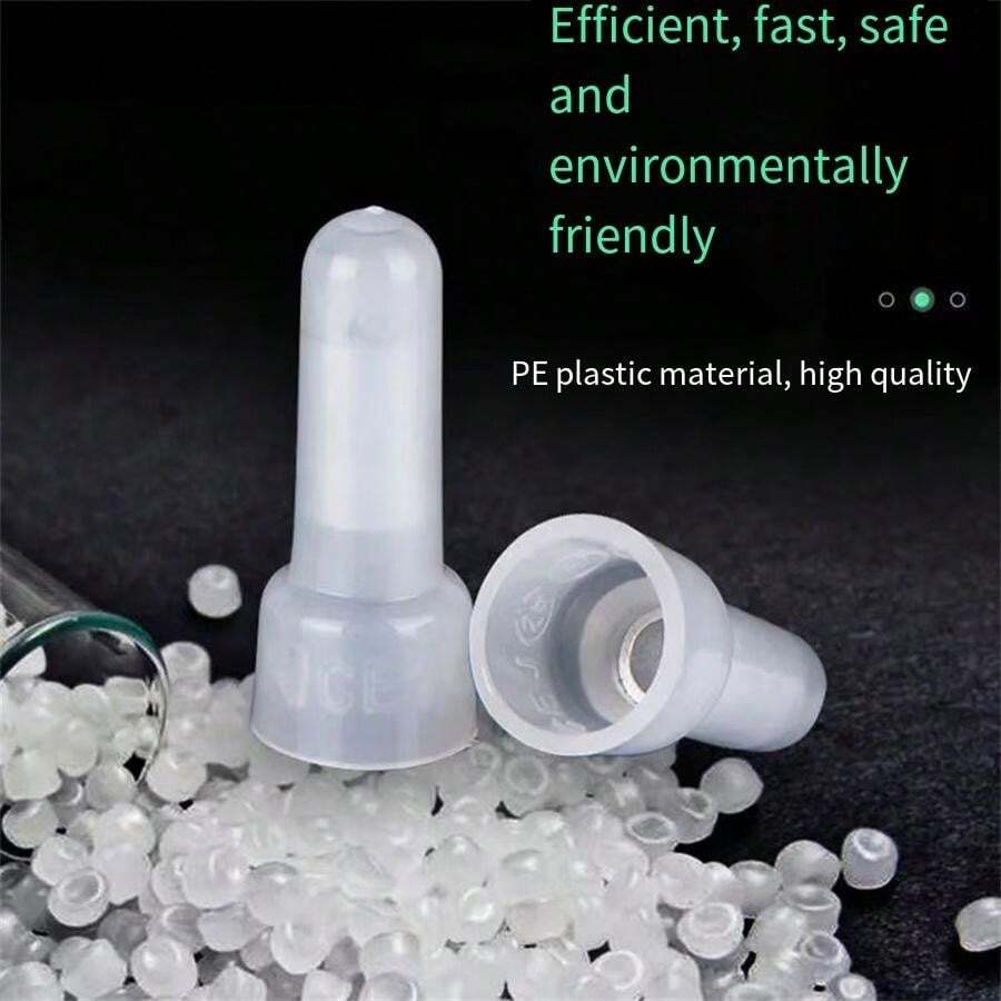 leooy 1000pcs/300pcs/100pcs Wholesale Nylon Wire Nut Crimp Terminals ...