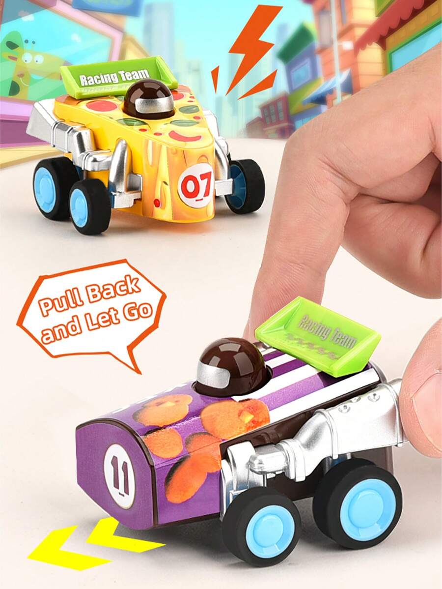 16 Mini Pull Back Cars ,For Kids 3 Years Old And Above, Birthday Return ...